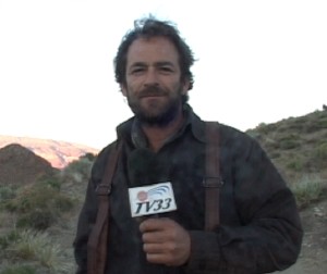 Luke Perry and Cowboys Do Test Film