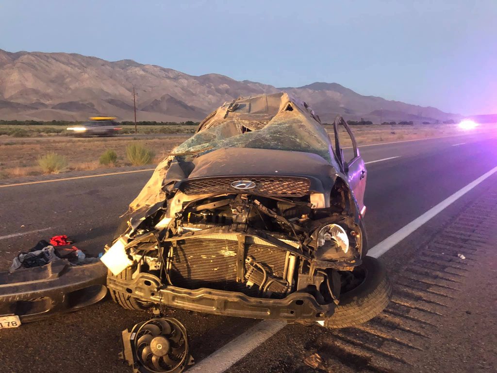 Big Pine Fire Department responded to a single-car rollover - Sierra ...