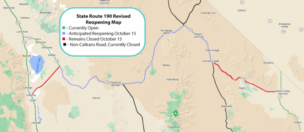 Caltrans Press Release: Aiming to Partially Reopen State Route 190 by ...